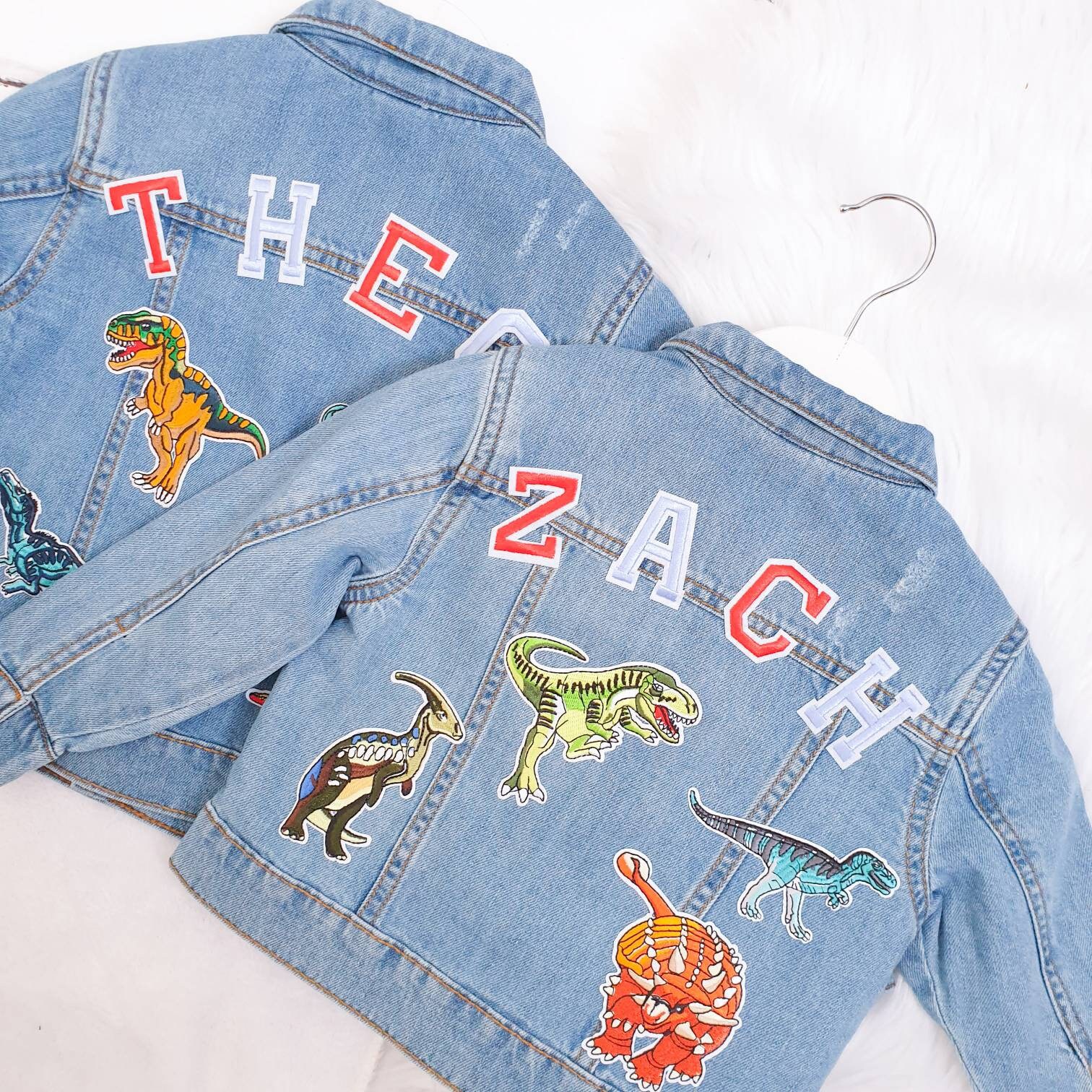 Personalised Kids Denim Jacket Patch Denim Jacket Girls - Etsy UK