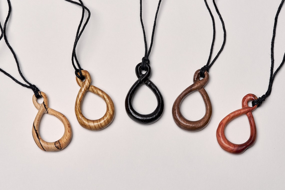 Wooden Bog Oak Celtic Knot Pendant Hung on a Adjustable Waxed - Etsy UK