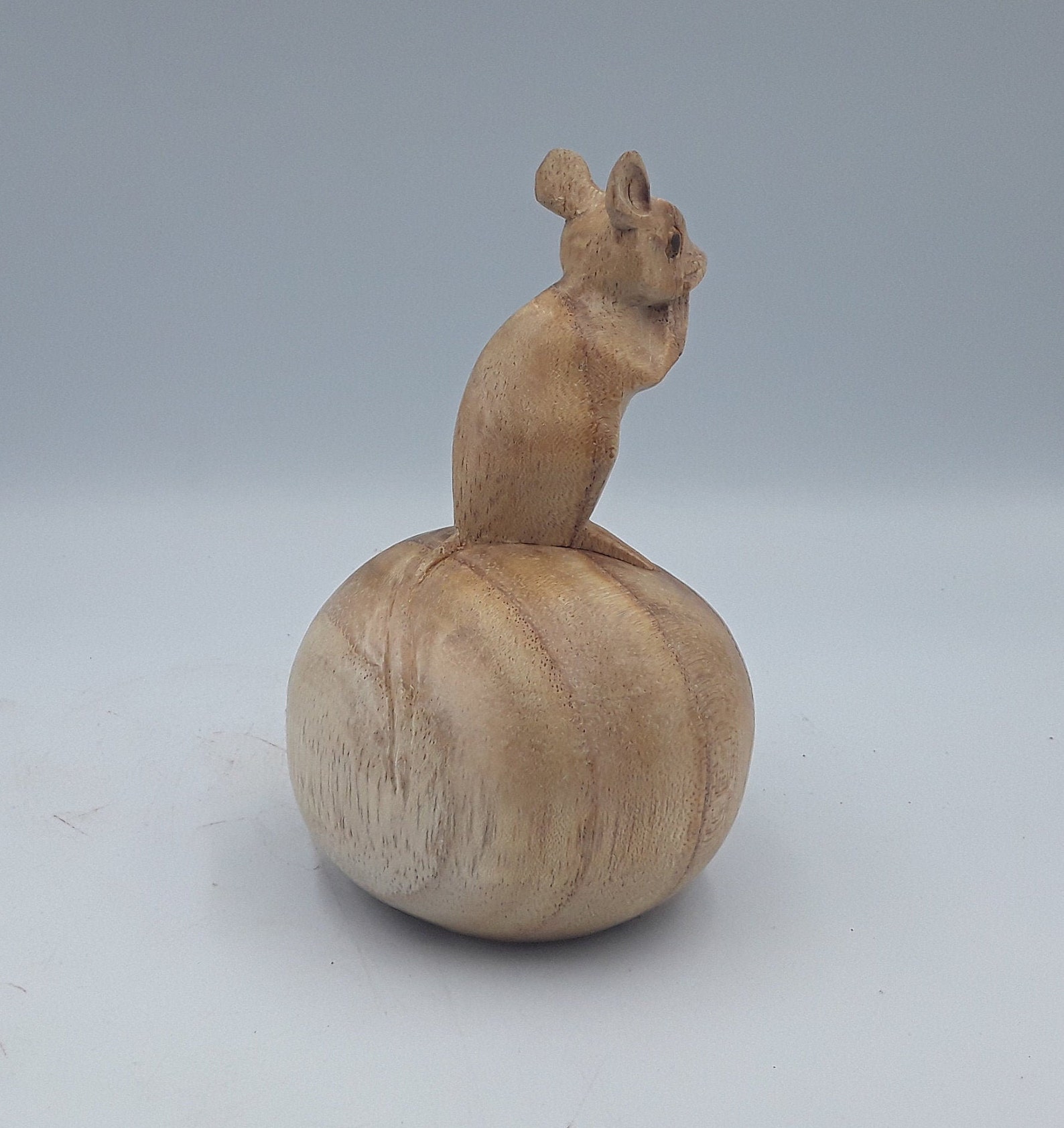 Mouse on Apple Woodcarving - Etsy UK