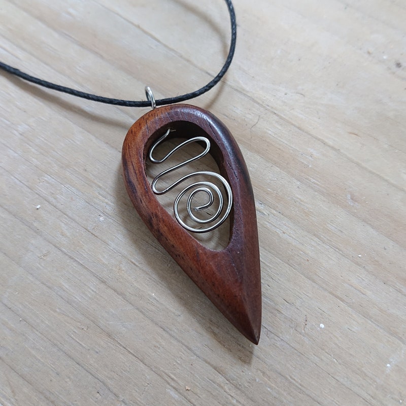Cedar Necklace Pendant - Etsy UK