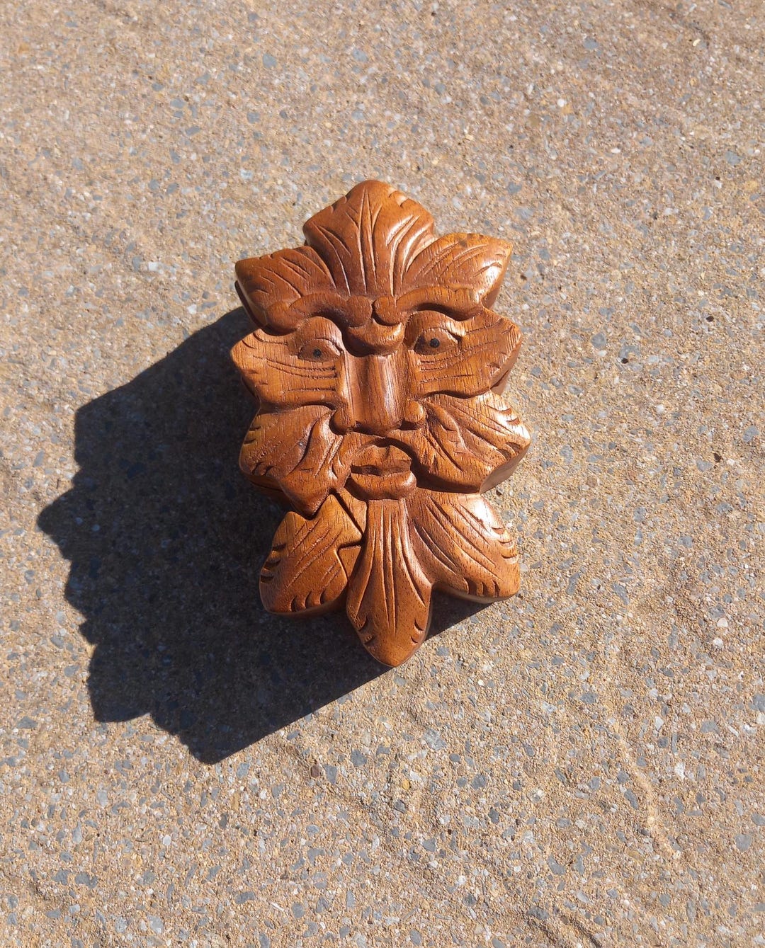 Wooden Green Man Puzzle Box Beautifully Made to a Incredible High ...