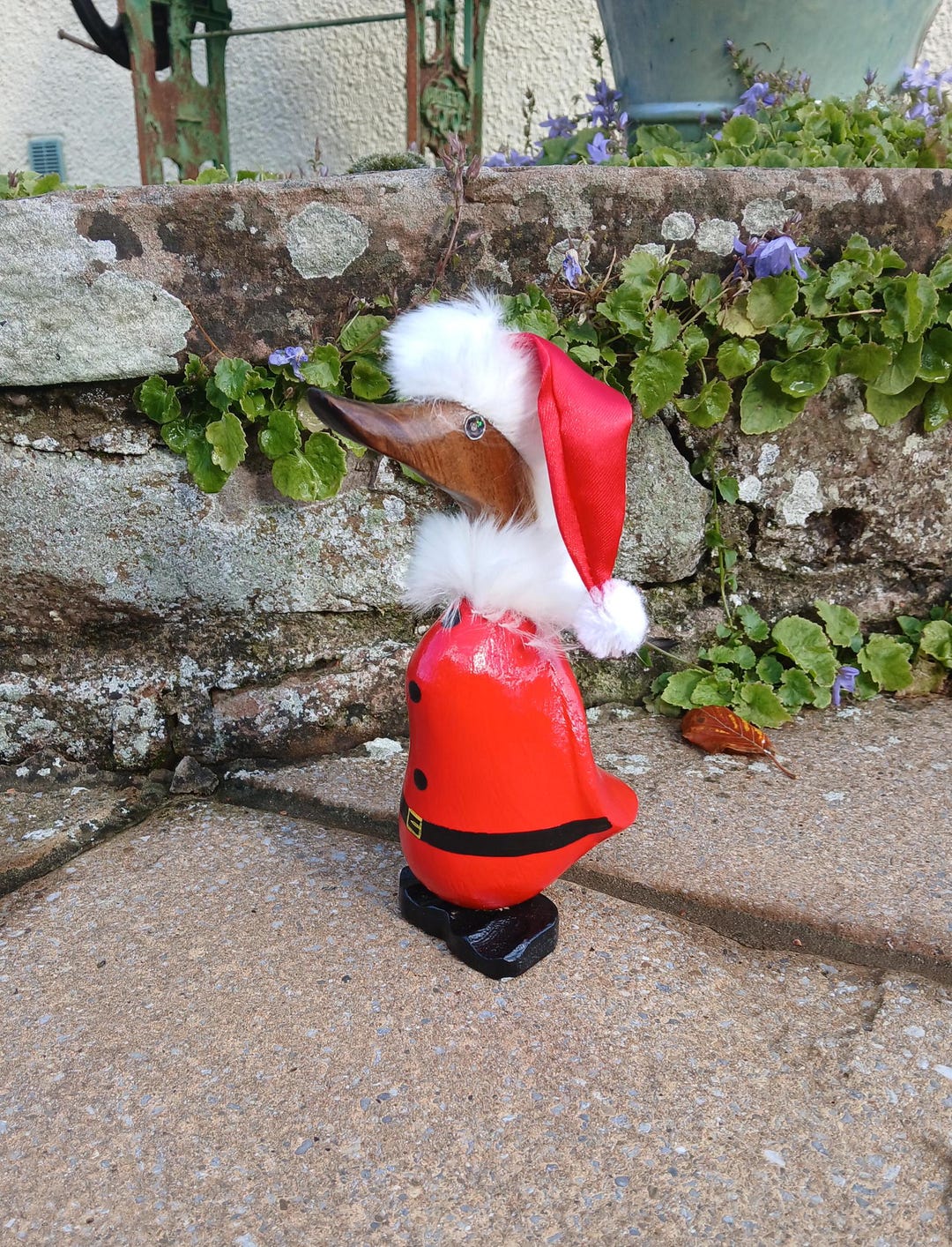 Cute Individually Painted Santa Duck Measuring 20cm From the Tip of His ...