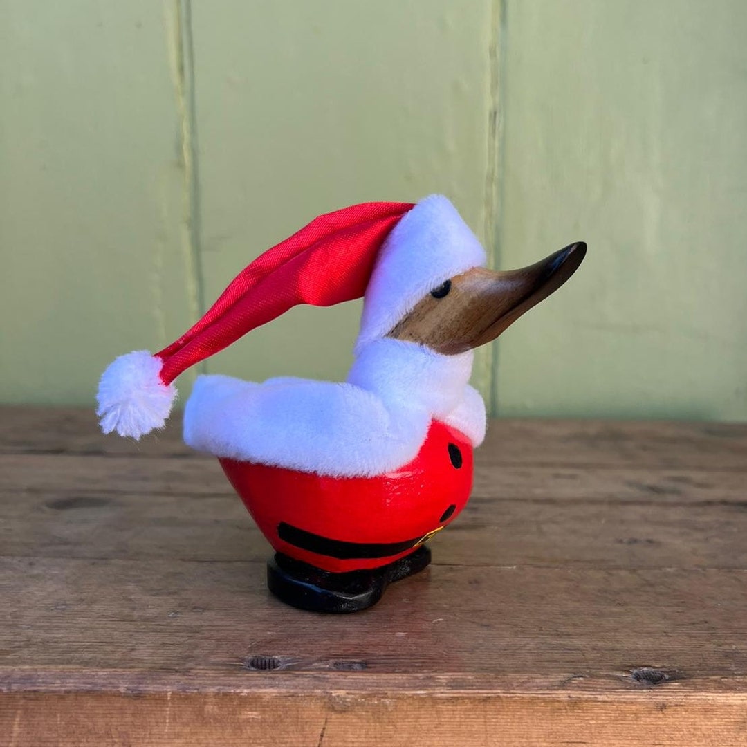 Cute Individually Painted Baby Santa Duck Measuring 12cm From the Tip ...