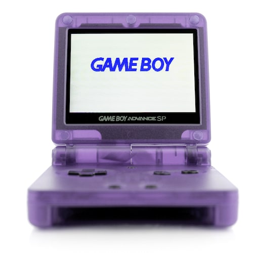 Gameboy Advance SP IPS V2 Screen Mod Dark Transparent Purple | Etsy