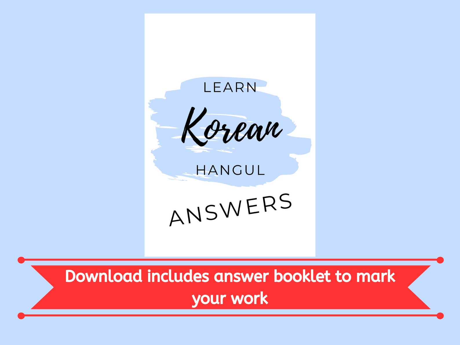 Learn Korean Hangul Printable Workbook Learn Korean Writing - Etsy UK