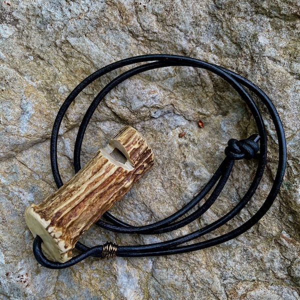 Handmade Deer Antler Whistle - Etsy