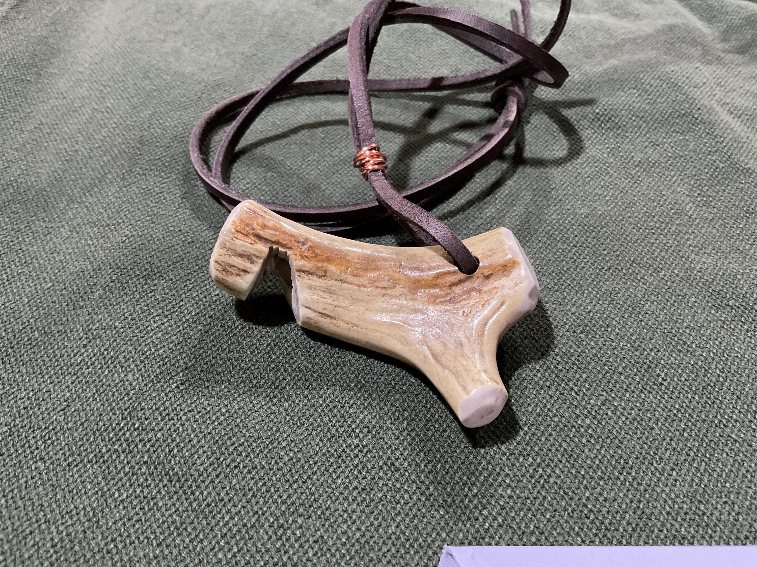 Handmade Deer Antler Whistle - Etsy