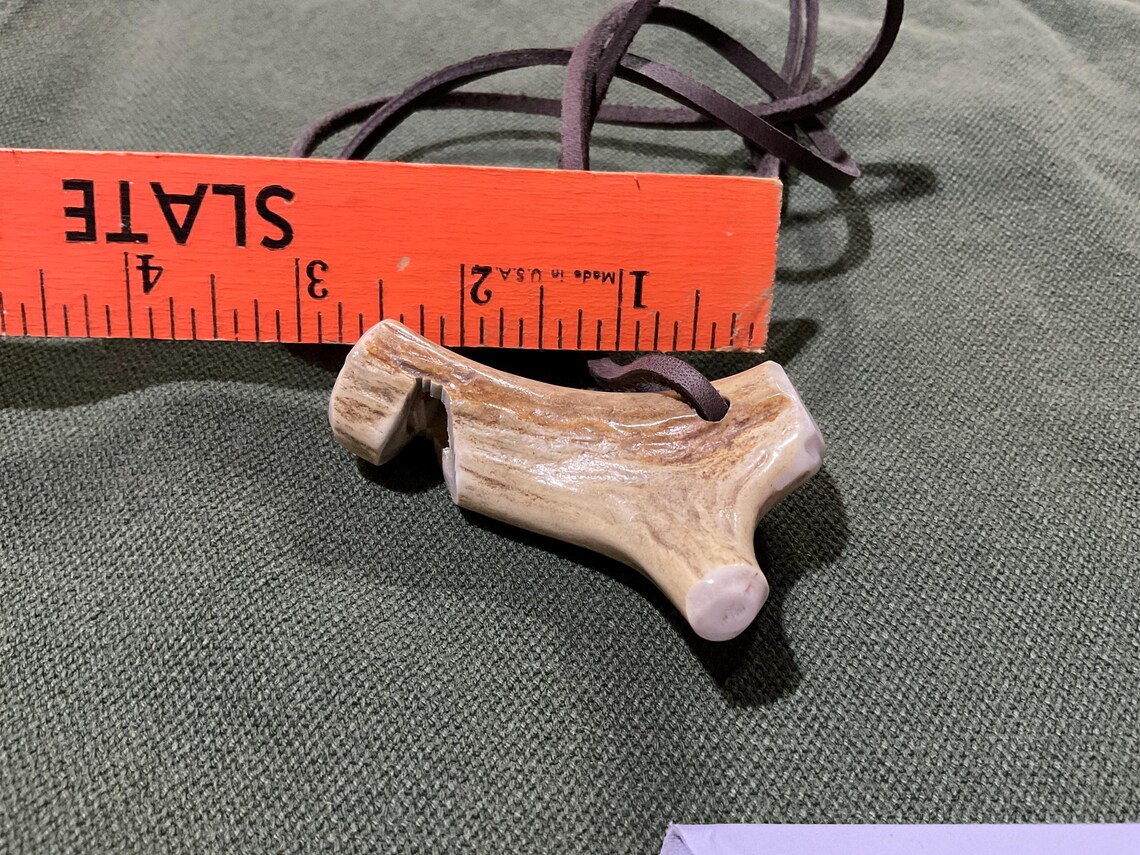 Handmade Deer Antler Whistle - Etsy