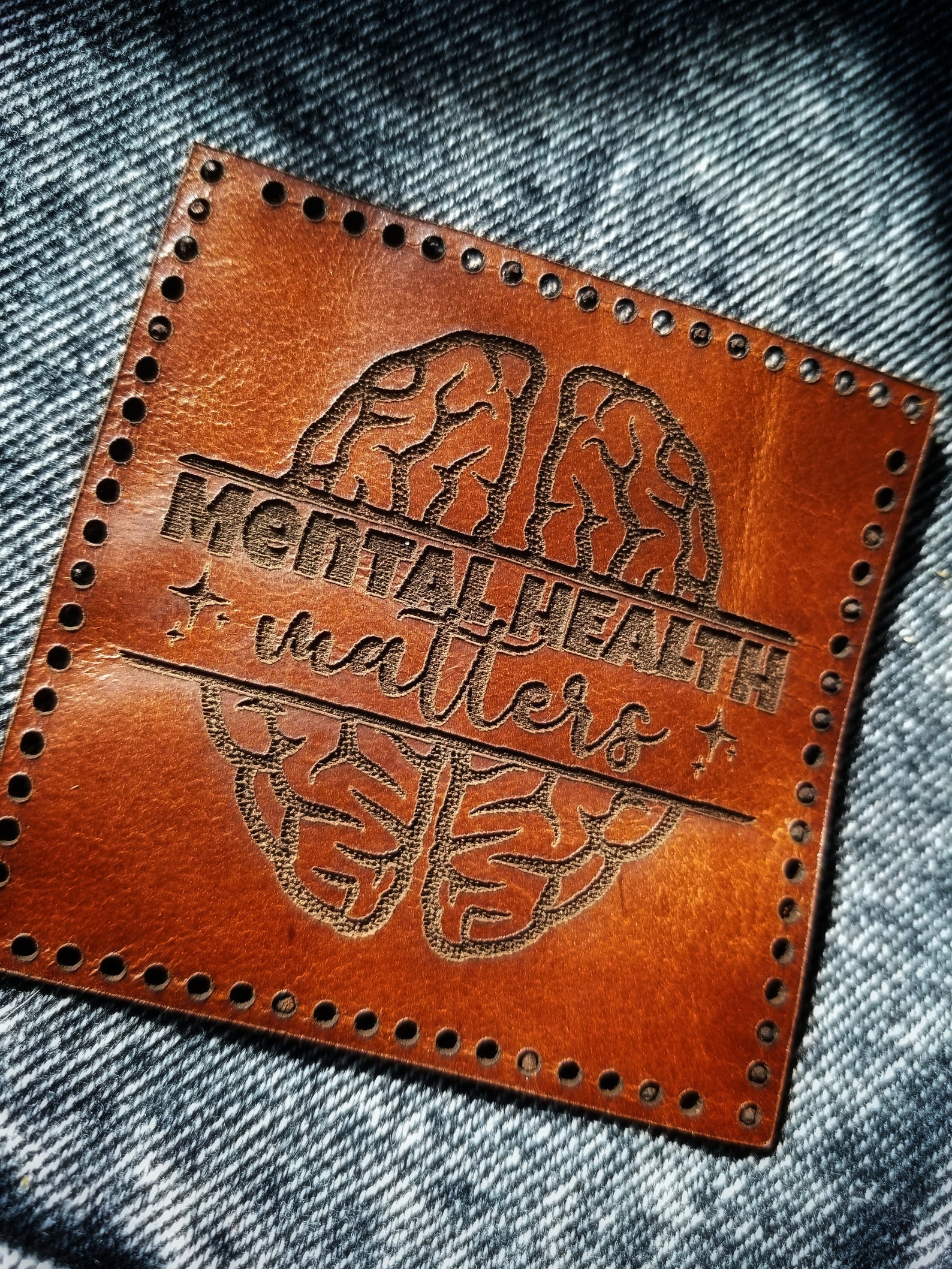  Patches 3 Random Sew On Leather Patches Real Etsy