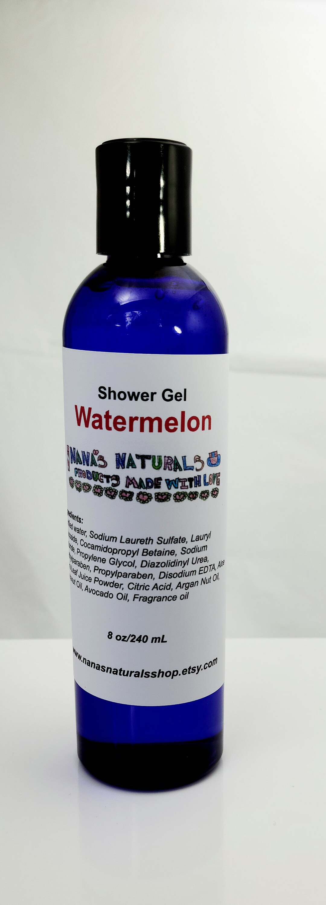 Watermelon Shower Gel, All Natural Shower Gel, Watermelon Shower Gel ...