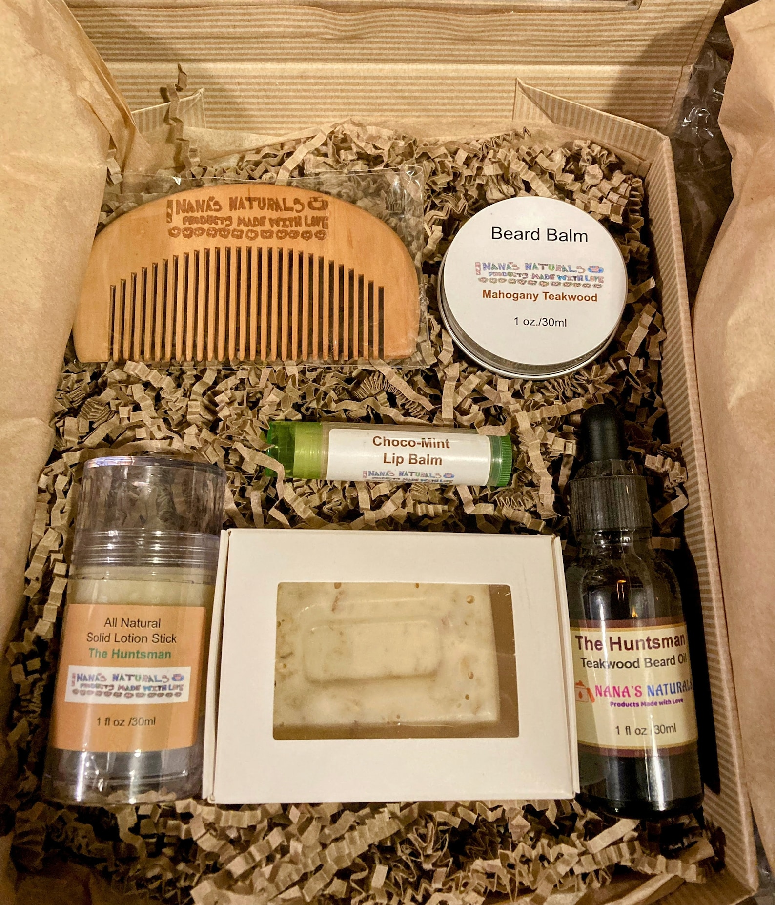 Men's Gift Box, Men's Grooming Gift Box, Men's Gift Set, Beard Oil ...