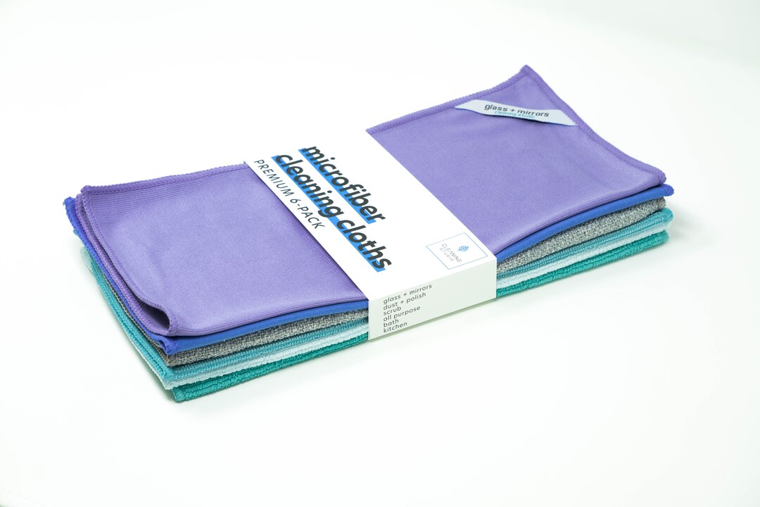Microfiber Cleaning Cloths (multi-pack) | Glass Cloth - Scrub Cloth ...