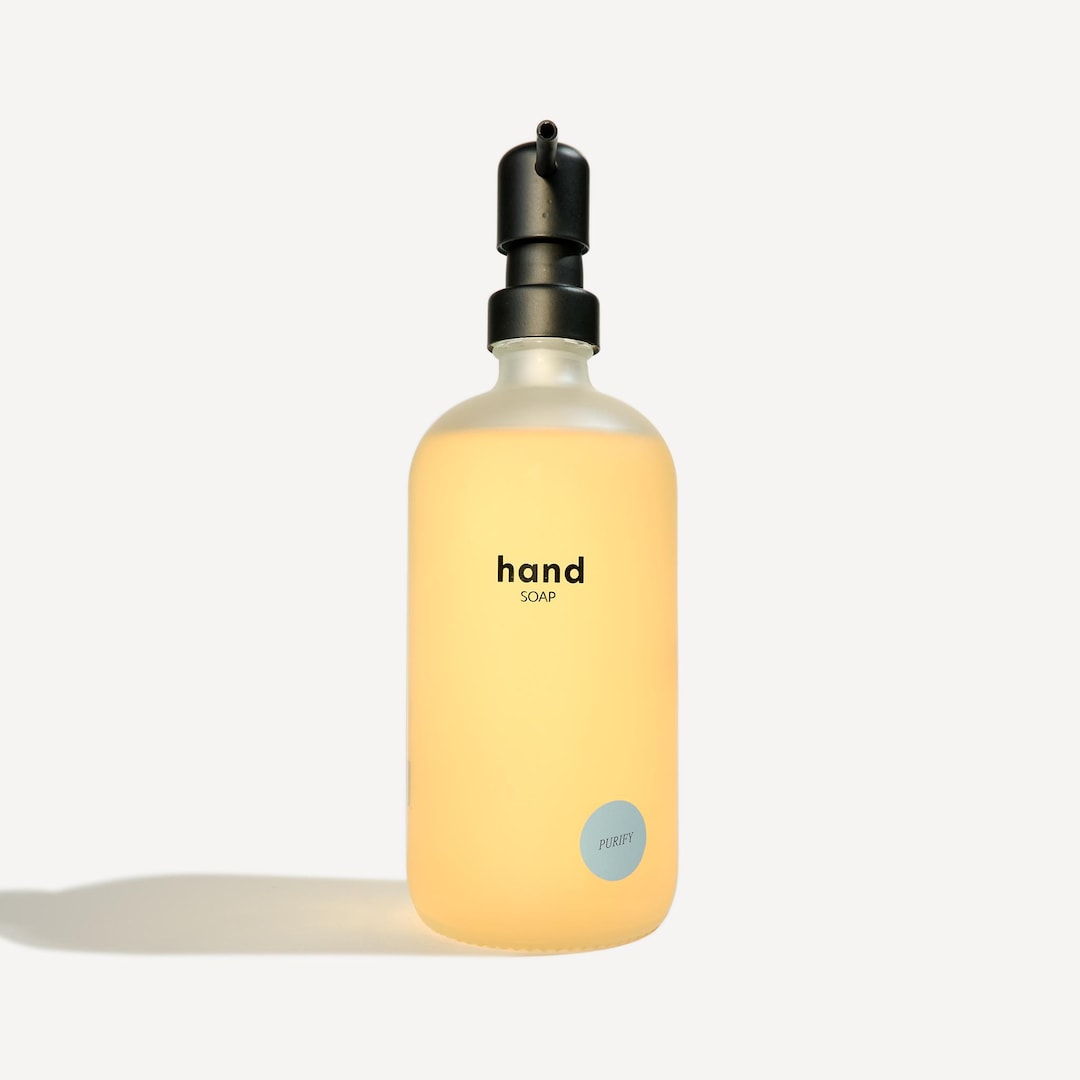 Hand Soap - Glass Bottle: Natural Hand Soap With Functional Proteins ...