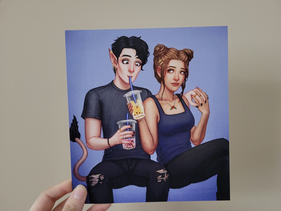 Boba Mini Print - Etsy