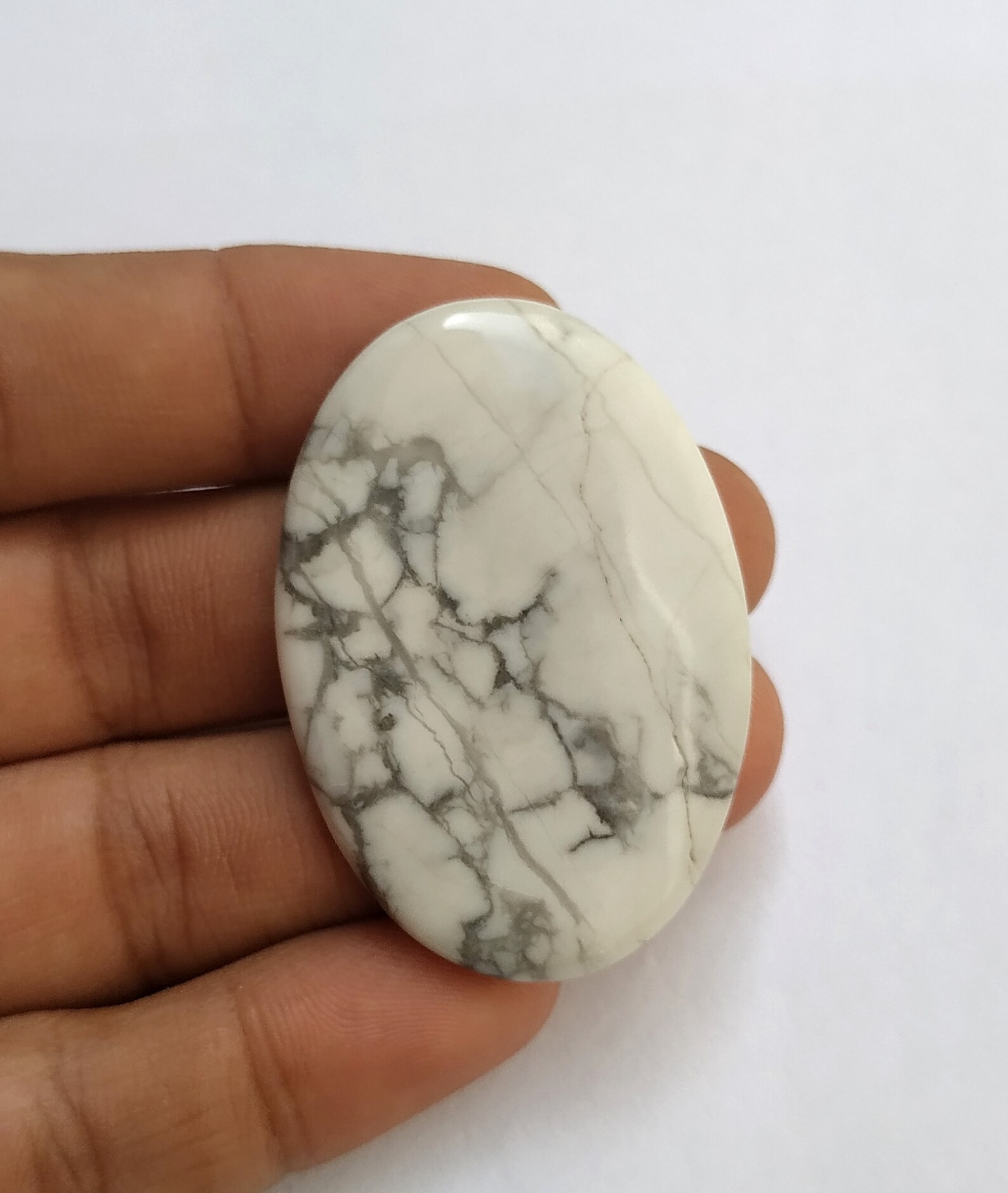 Natural Howlite CabochonHowlite Loose StoneHowlite | Etsy