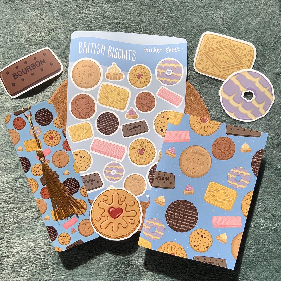 British Biscuits Collection Bundle Cute Stationery Journal Planner ...