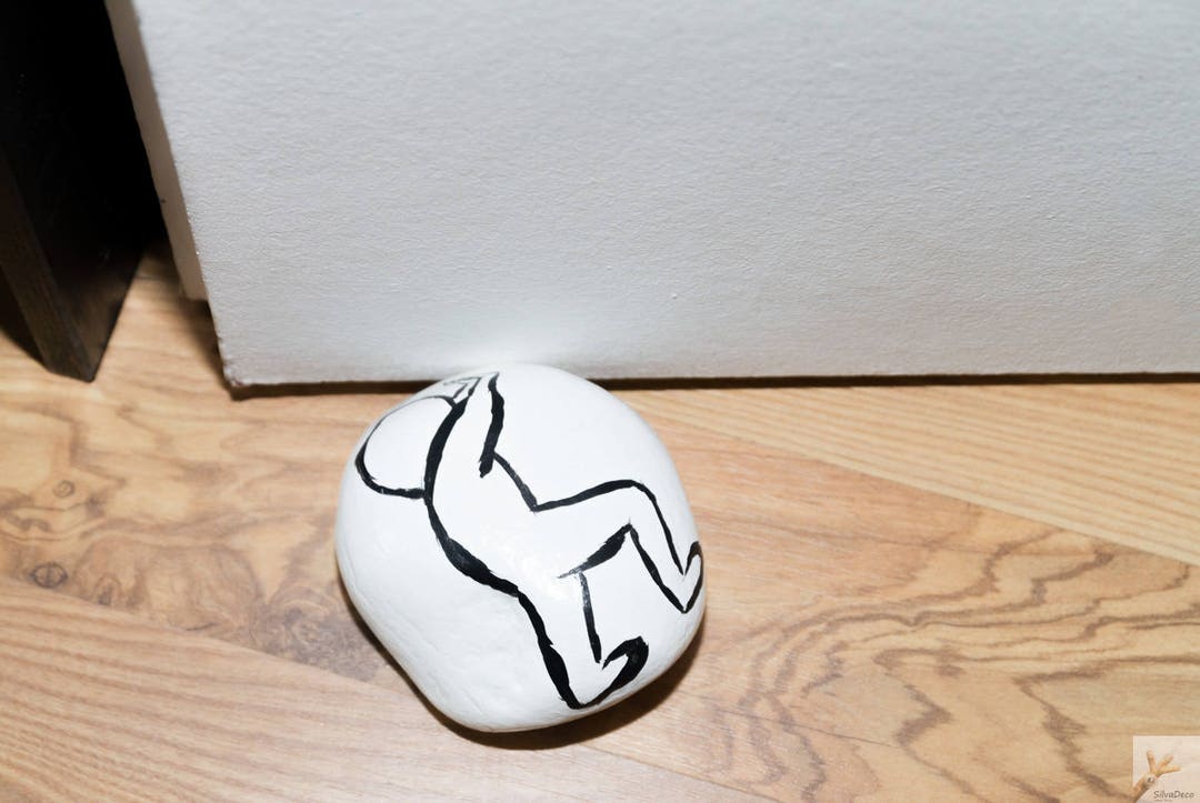 Handmade, Unique Stone Door Stopper/ Doorstop/ Door Opener.rustic Door ...