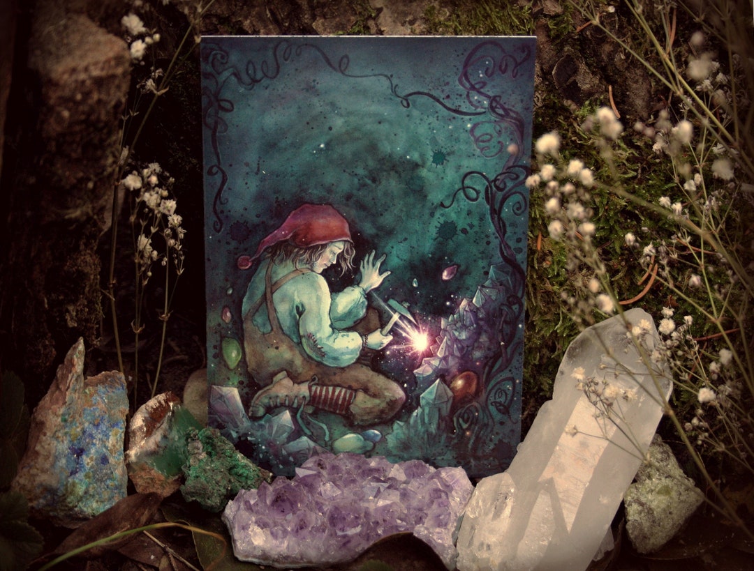 Postcard "shining Secret" - Etsy