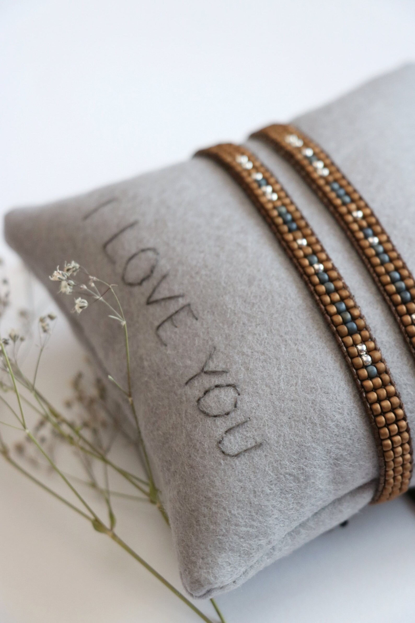 I LOVE you Morse Code bracelet for couples Personalized | Etsy