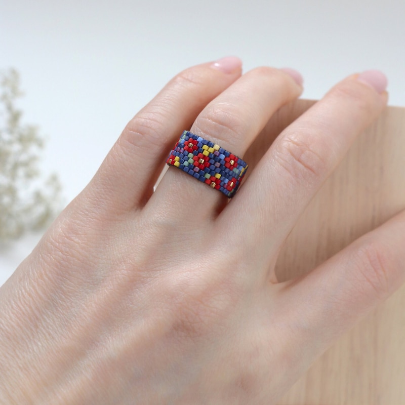 Beaded Rings - Etsy