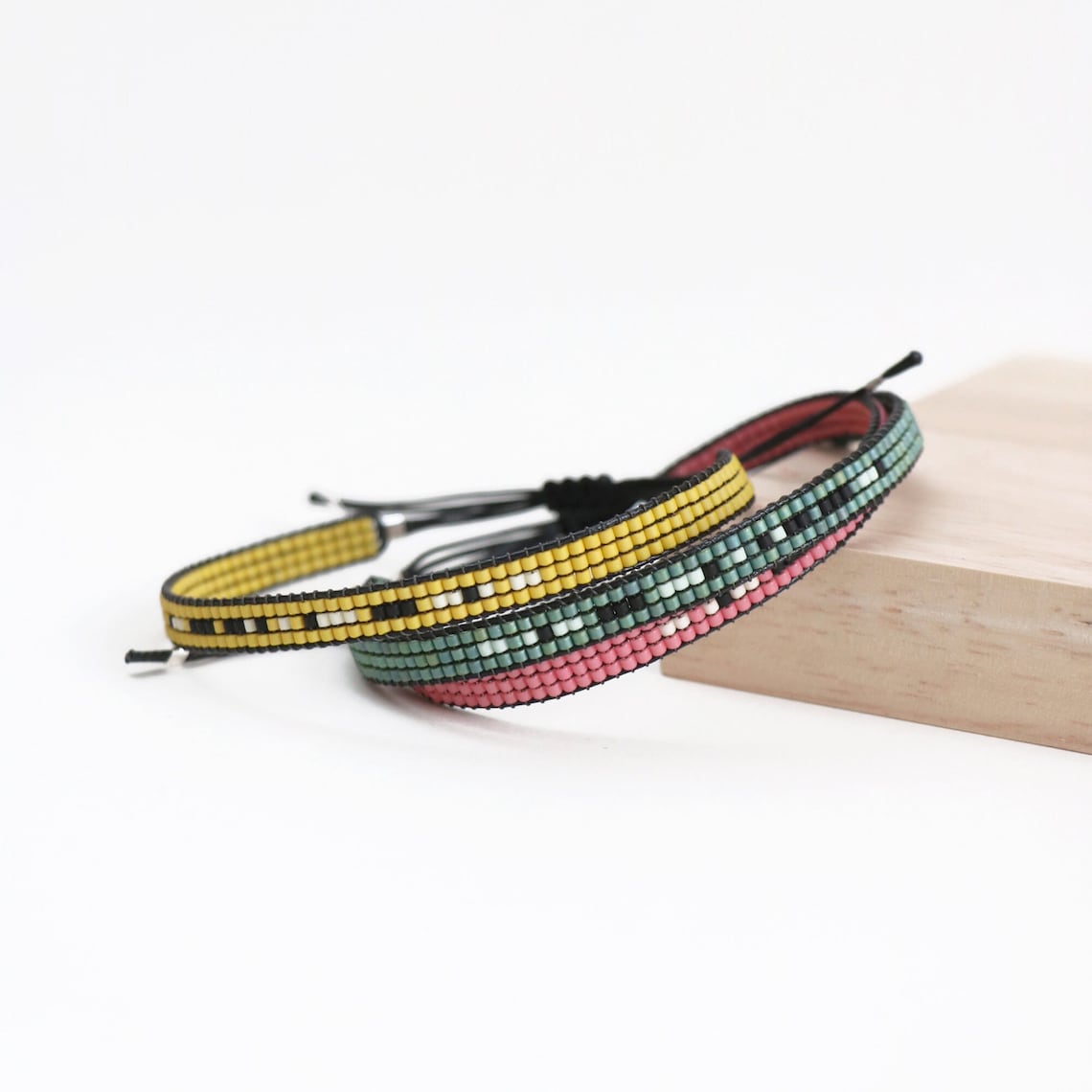 Custom Morse Code Bracelet, Japanese Glass Bead Secret Message - Etsy