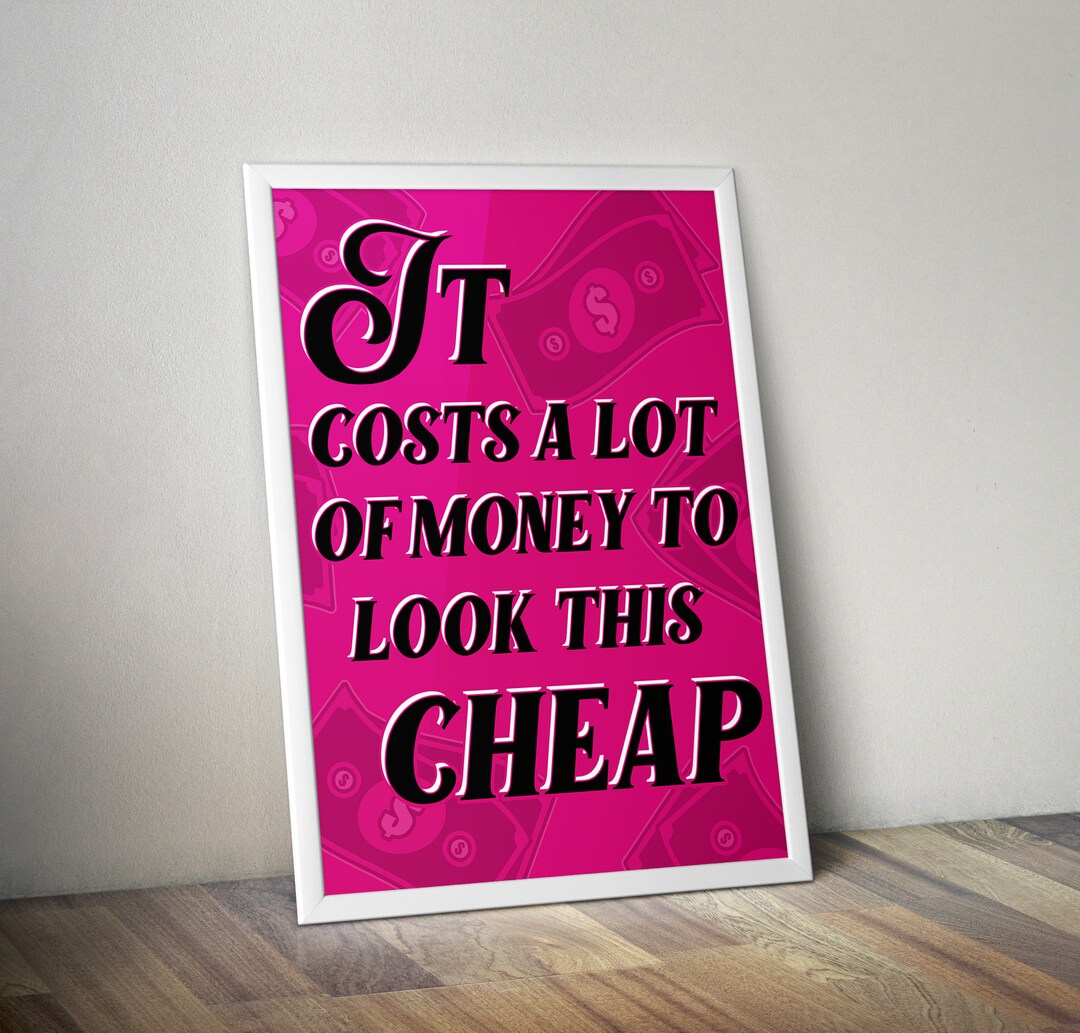 Typography Quote Cheap Graphic Poster Print Artwork Gift Art - Etsy