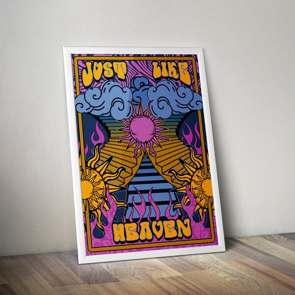 Hippy Poster - Etsy