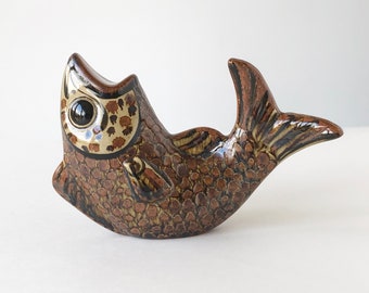 Pottery fish | Etsy