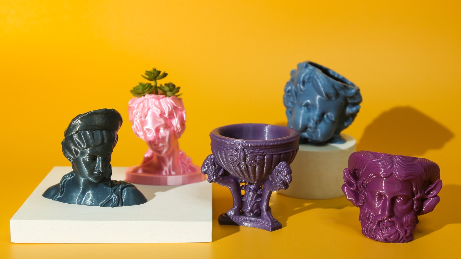 Human Head Planter - Etsy