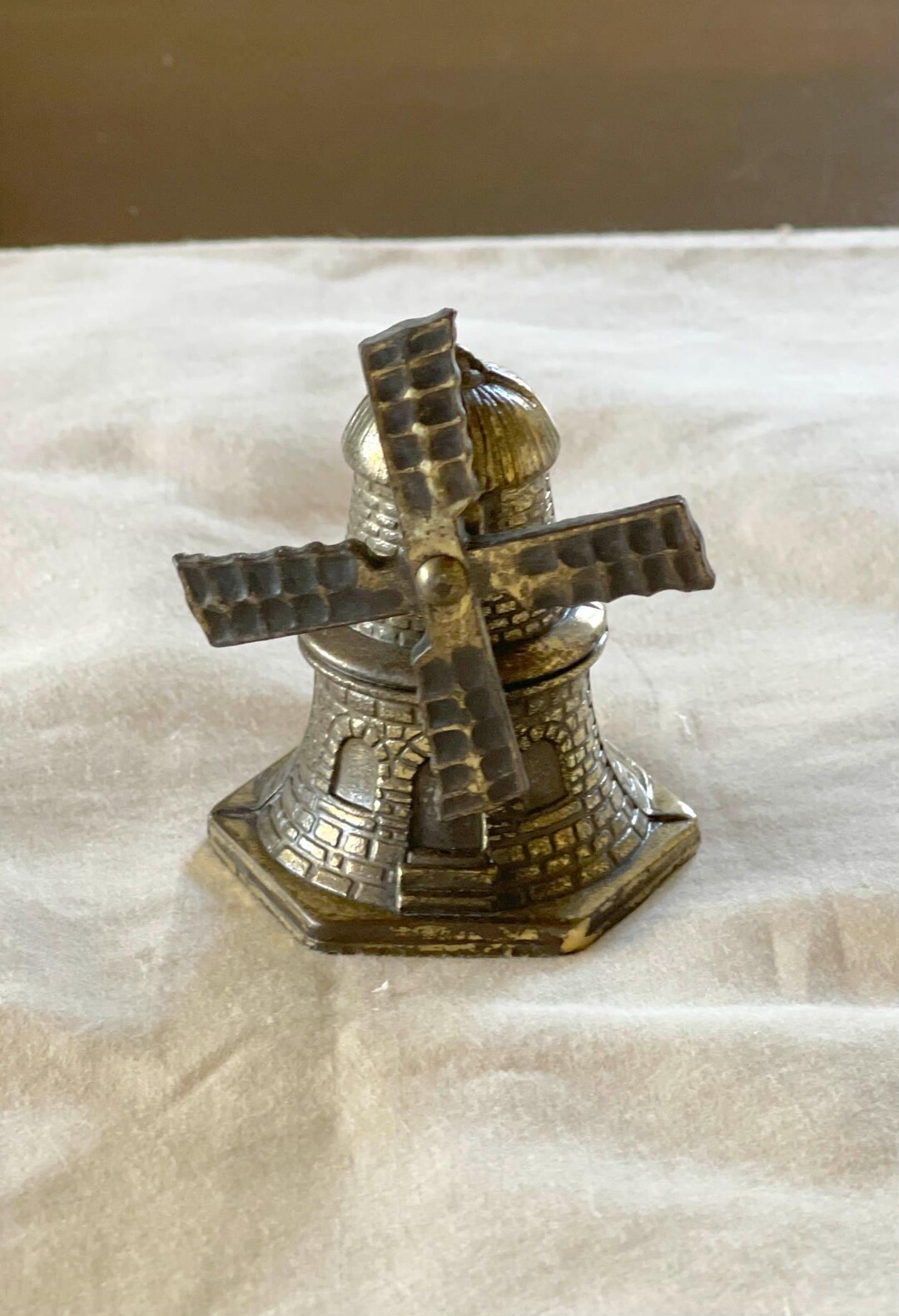Vintage Brass Windmill Bell - Etsy