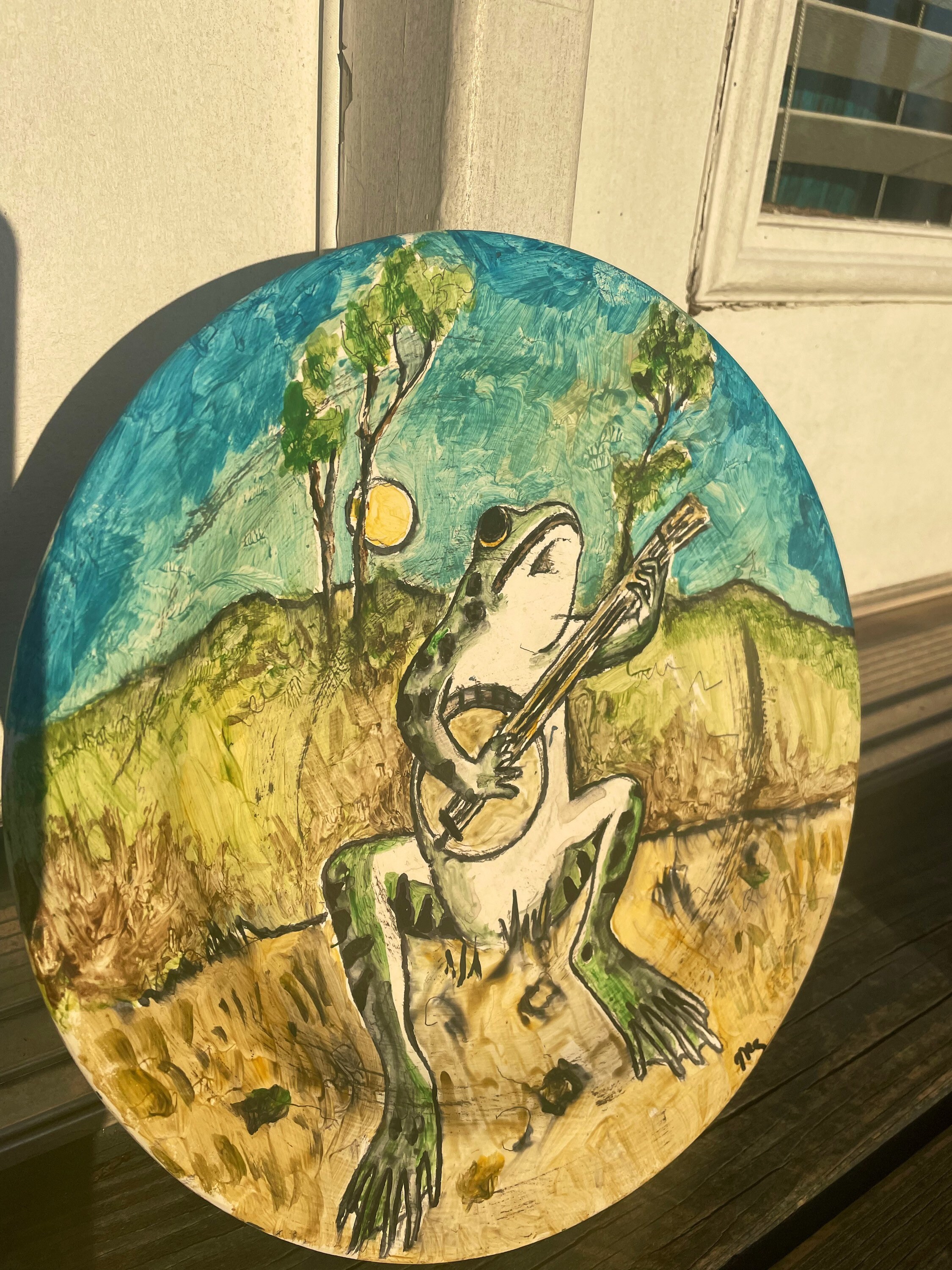 Frog Playing Banjo Wall Art. - Etsy