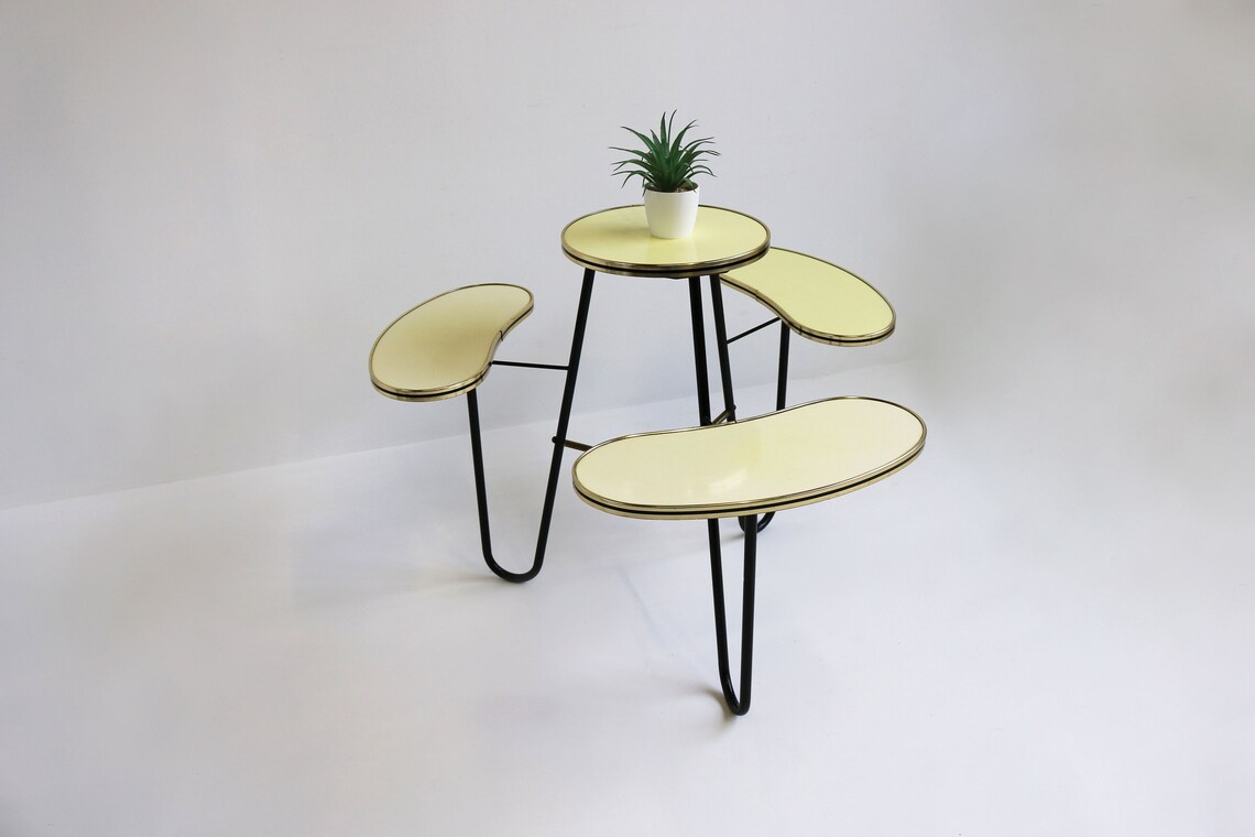 Beautiful Rare Minimalist Vintage Plant Stand 60s Design - Etsy