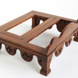 Antique Hand Crafted Wood Lutrin Bible Book Stand Religious Church Book ...
