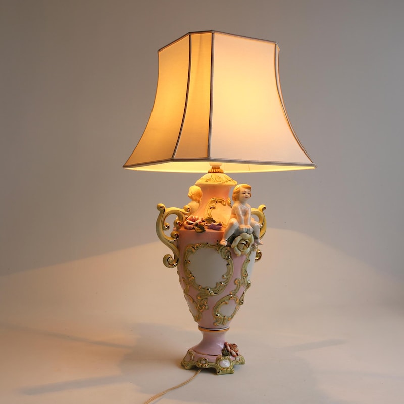 Capodimonte Lamp - Etsy