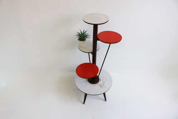 Formica Plant Stand by Ilse Möbel Colorful Vintage Mid-century | Etsy