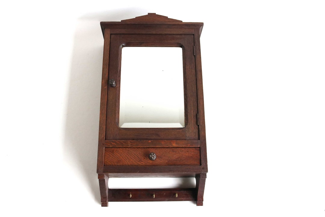 Art Deco Small Wall Cabinet Hanging Kitchen Cabinet, Medicine Cabinet ...