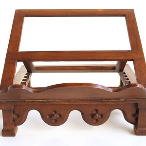 Antique Hand Crafted Wood Lutrin Bible Book Stand Religious Church Book ...