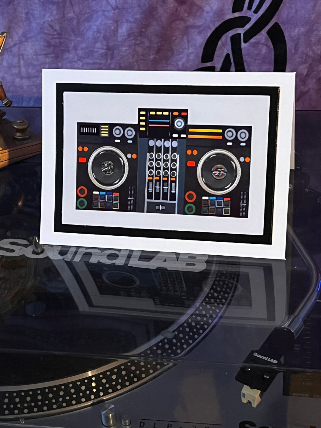 Dj Card , Dj Console Card, Dj Birthday Card, Music Lover Card, Dj ...