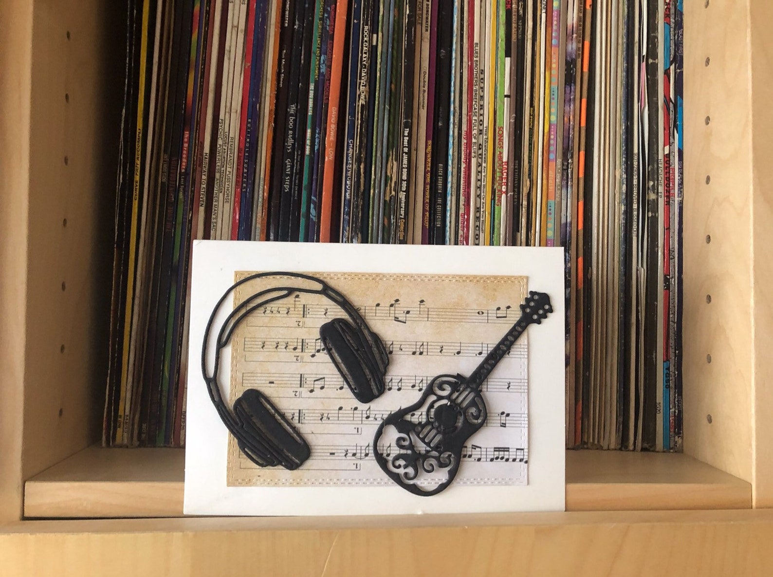 Music Birthday Card Music Themed Handcrafted Gift Card - Etsy