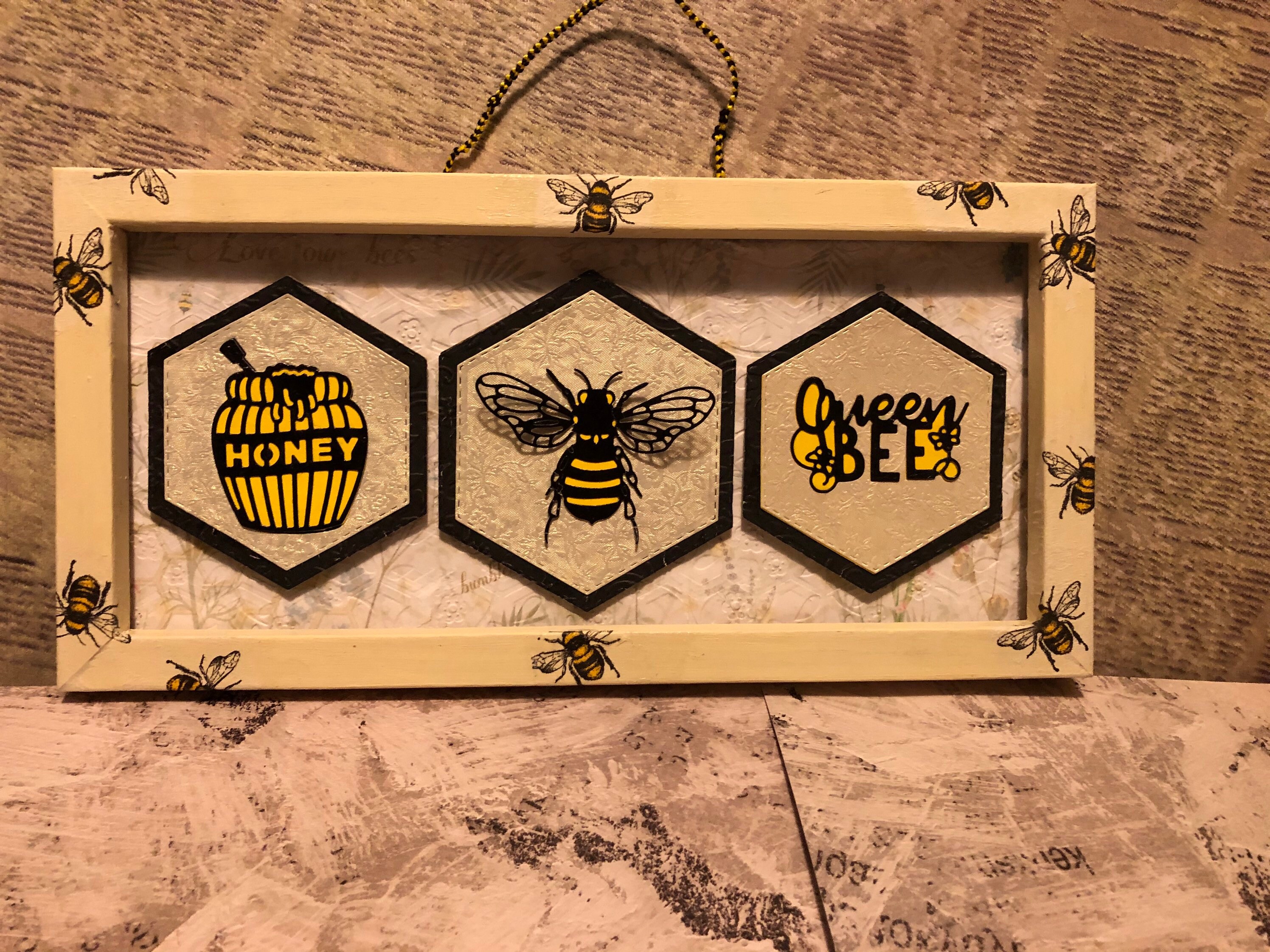 Bee Frame Panoramic Frame Bee Gift Bee Birthday Gift Bee | Etsy