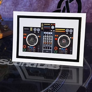 Dj Card , Dj Console Card, Dj Birthday Card, Music Lover Card, Dj ...