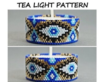 Beaded Tealight Pattern - Etsy