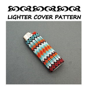 Lighter Case Pattern Ethnic Lighter Cover Beading Pattern - Etsy
