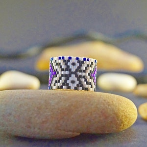Ring Pattern Pdf Pattern Peyote Ring Tutorial Beading Instructions ...