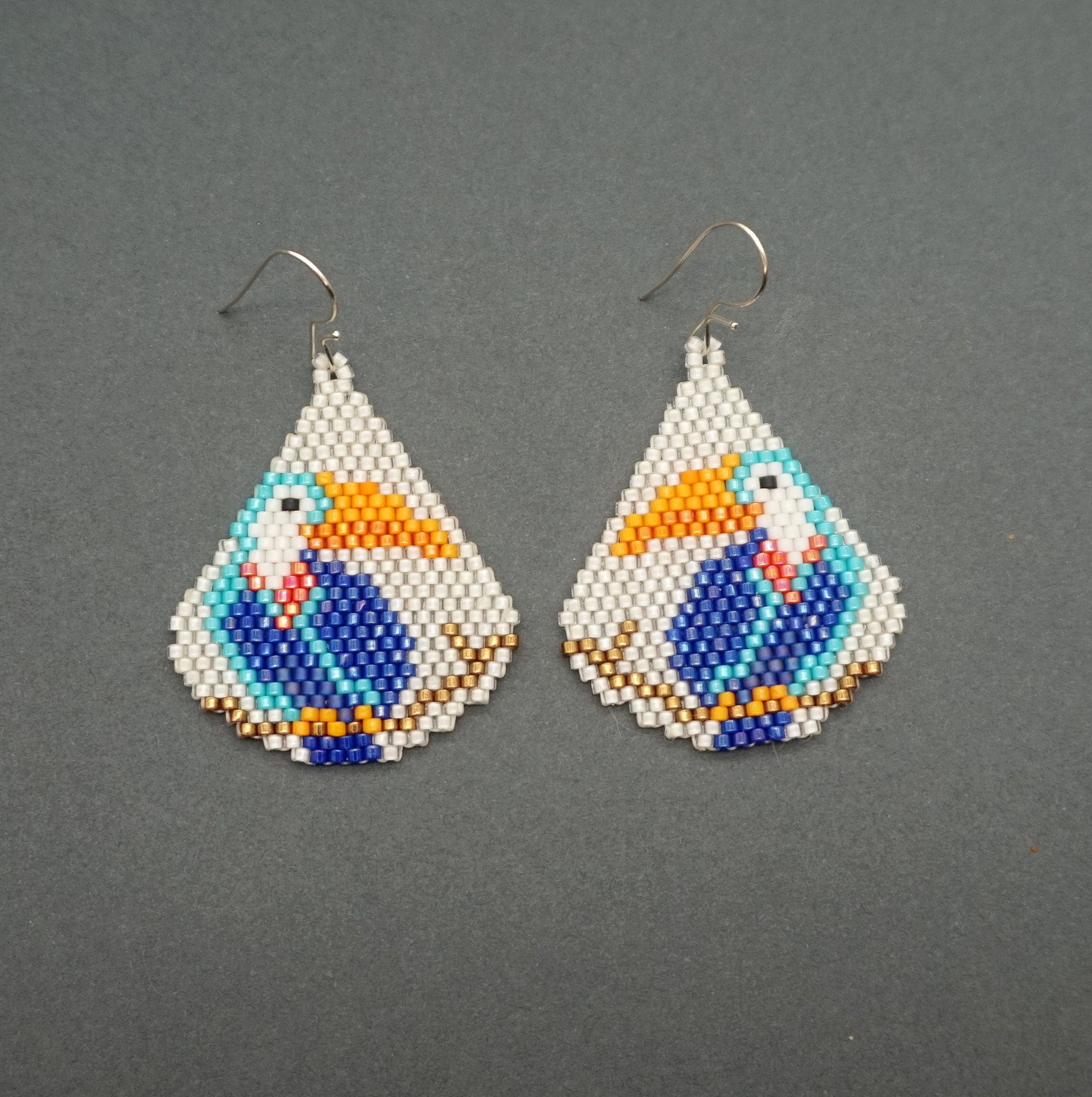 Toucan Bead Earrings Pattern Tropical Bird Beaded DIY Jewelry Patterns ...