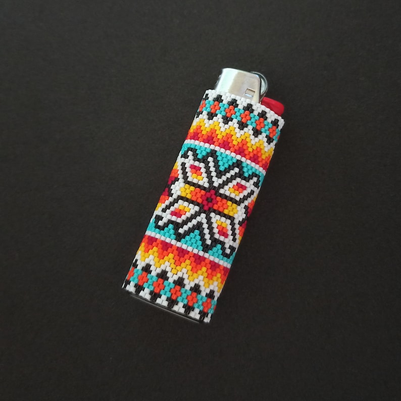 Lighter Cover Pattern Ethnic Lighter Beading Pattern Tribal - Etsy