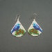 Blue Bird Pattern Bead Earrings DIY Beaded Jewelry Patterns Birds ...