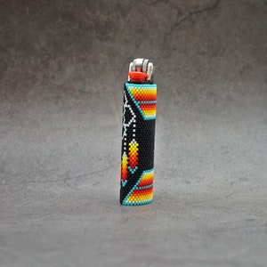 Dreamcatcher Lighter Case Pattern Lighter Cover Beading Patterns Seed ...