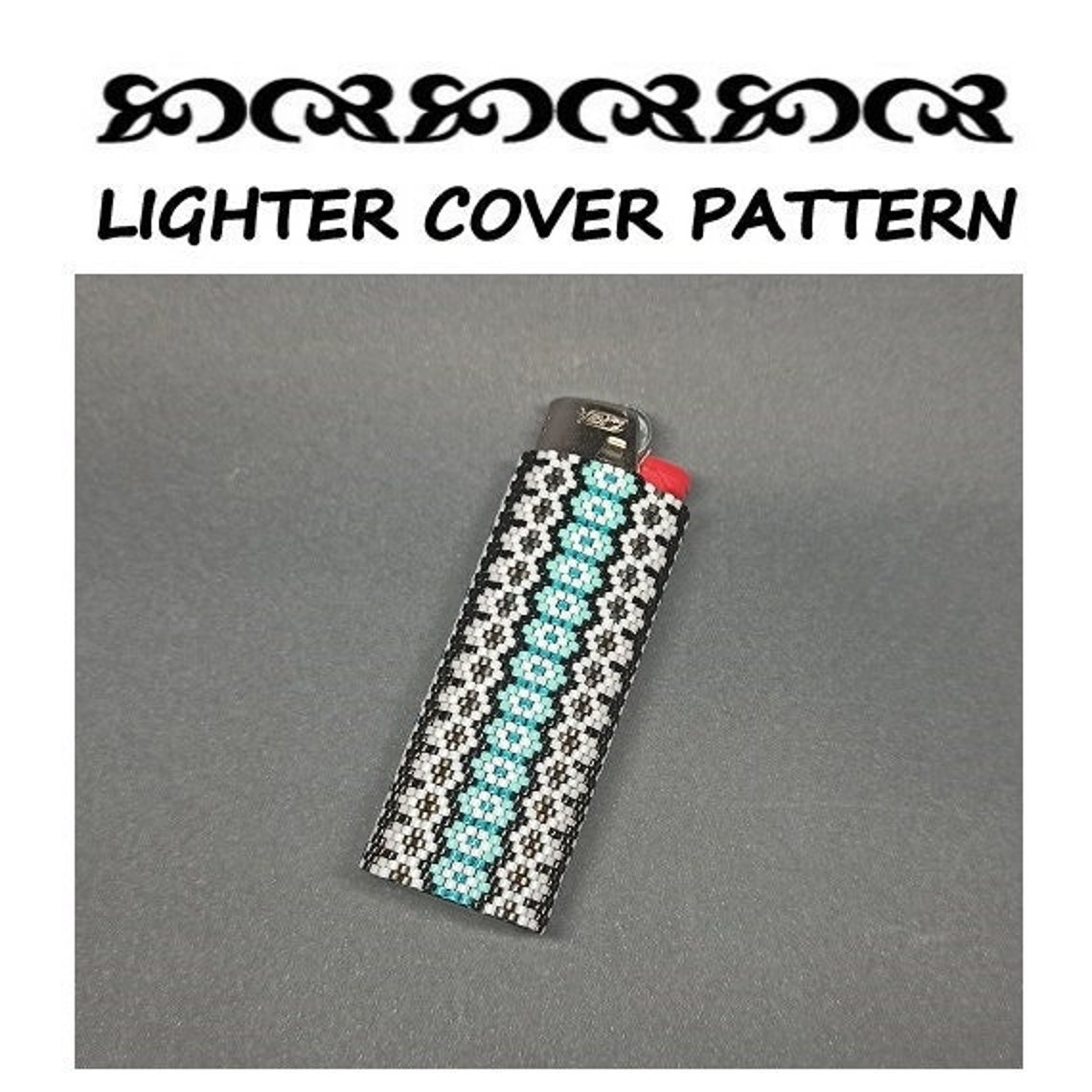 Lighter Cover Pattern Ethnic Lighter Beading Pattern Seed Bead - Etsy