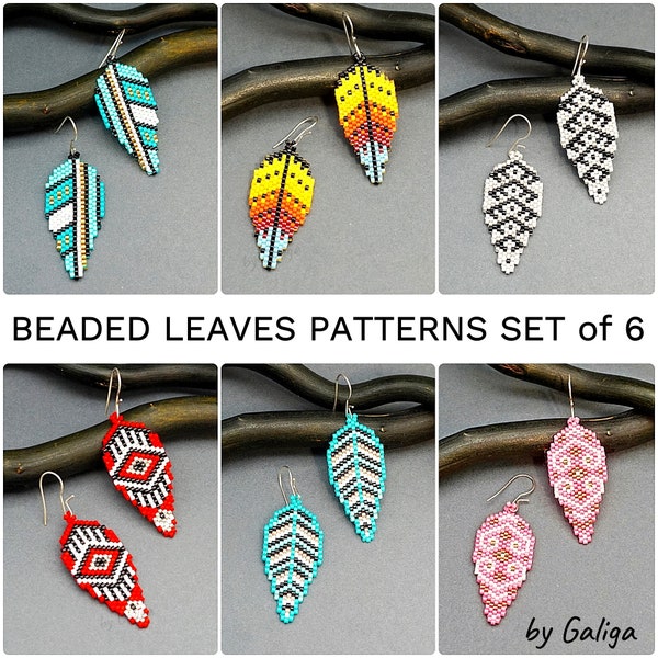 Beaded Leaf Pattern - Etsy